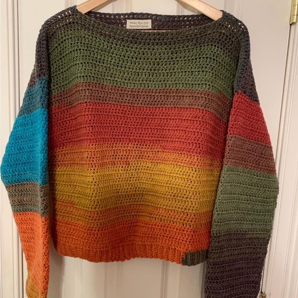 Sweaters | Handmade Crocheted Sweater | Poshmark